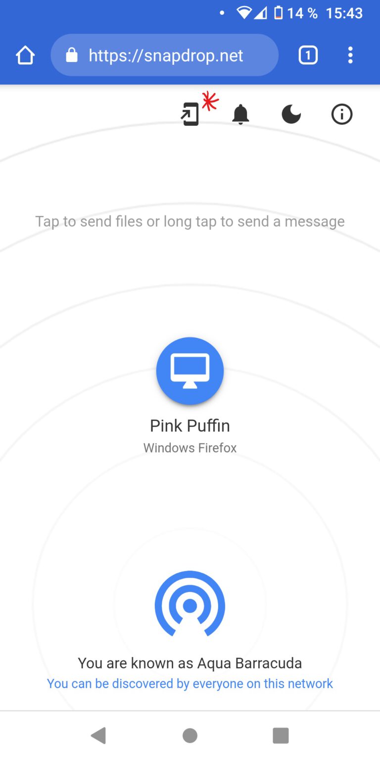 Snapdrop – MARIANUM DIGITAL